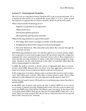 Lecture 5 RD - This is for Jeff Denning's applied econometrics class, which is now Econ 398 ...