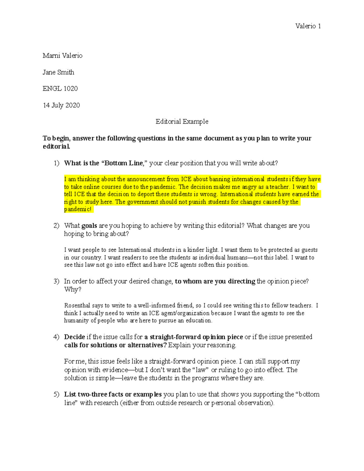 Annotated editorial sample - Marni Valerio Jane Smith ENGL 1020 14 July ...