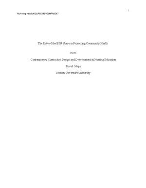 C919 Course Outline (Revised) - Course Outline Template Course Overview ...
