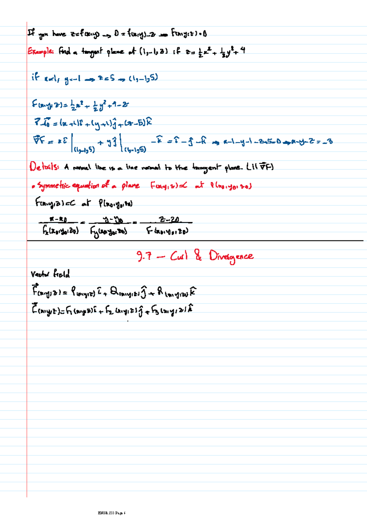 Lecture 7 engr 233 - ENGR 233 - If you have Example: Find a tangent ... Lecture 7 engr 233 - ENGR 233 - If you have Example: Find a tangent ...