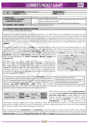 Lesson Plan grade 7 - A Detailed Lesson Plan in Physical Education and ...
