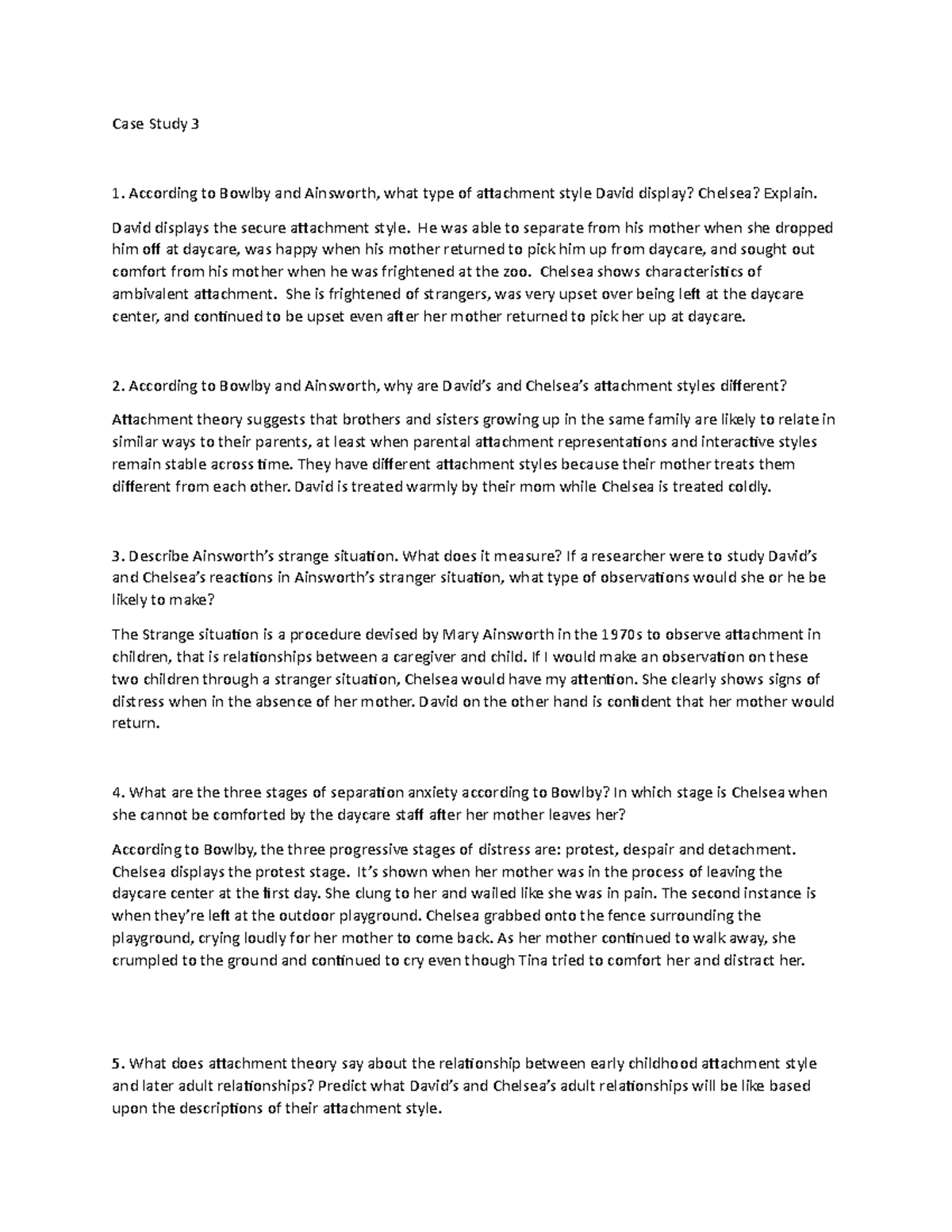 Case Study 3 - BS Psychology - Studocu