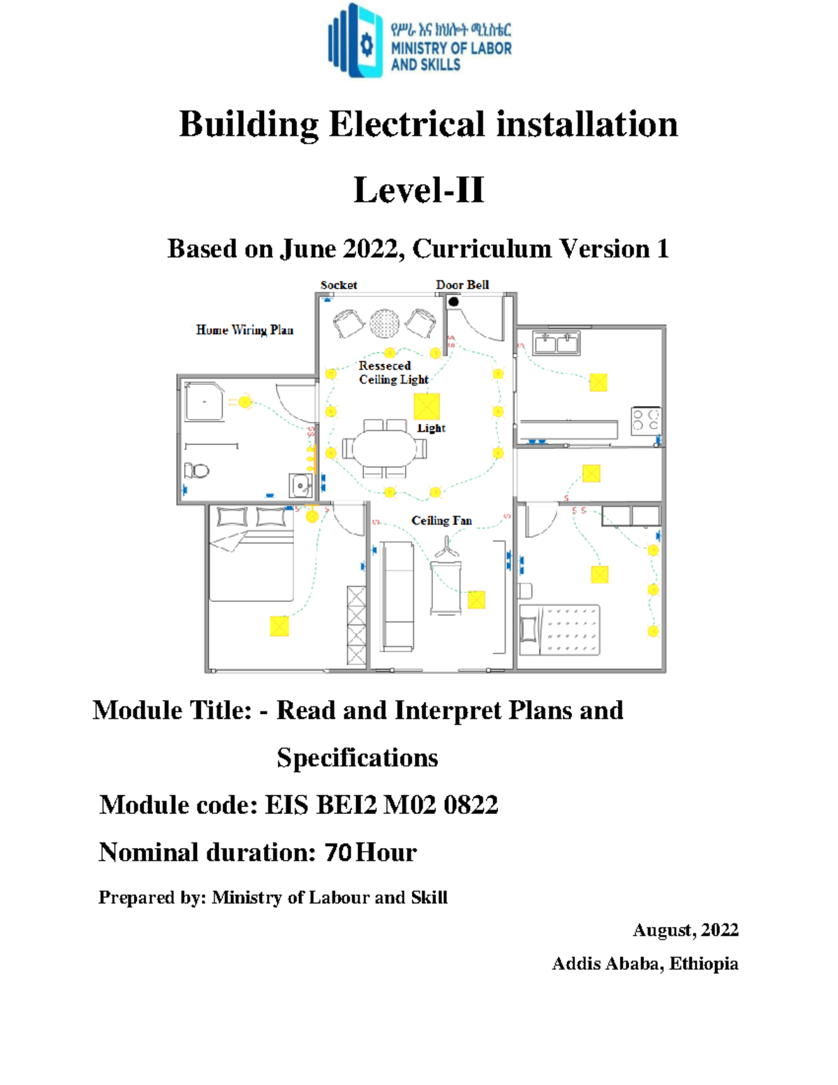 BEI L-II Read & Interpret TTLM 2014 PDF - Building Electrical ...