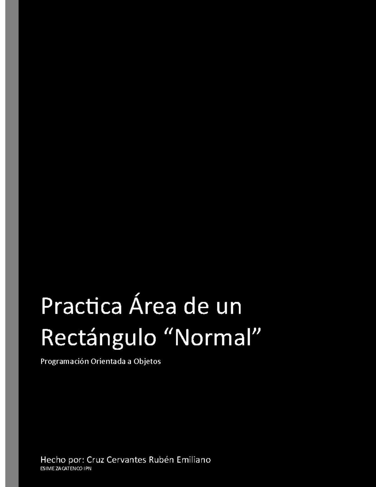 Area de Rectangulo Original - Practica Área de un Rectángulo “Normal ...