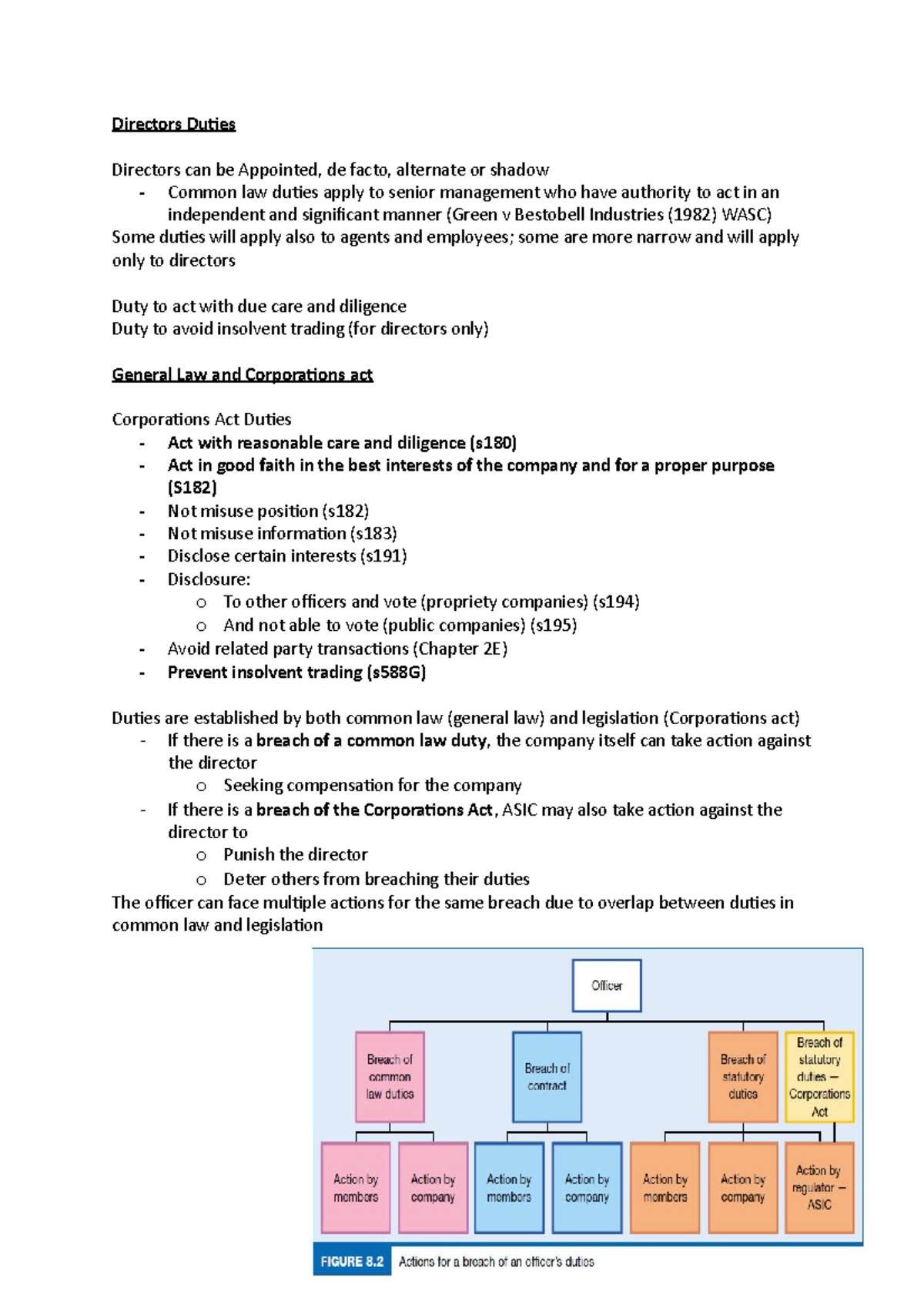 Directors Duties - Directors Duties Directors can be Appointed, de ...