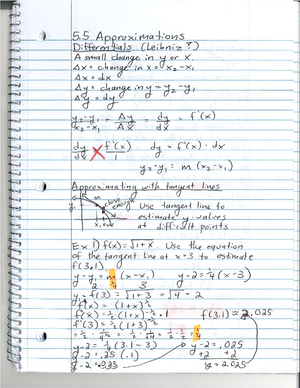 5.3 concavity notes - scdf - MATH-140 - Studocu
