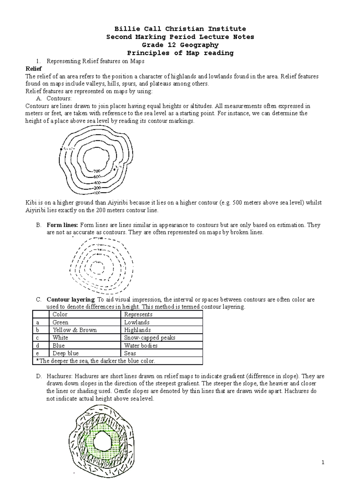 204-12-2 - History and Government notes - Billie Call Christian ...