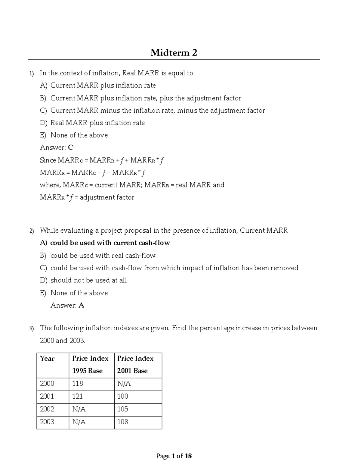 Exam 2016, questions and answers - Midterm 2 1) In the context of ...