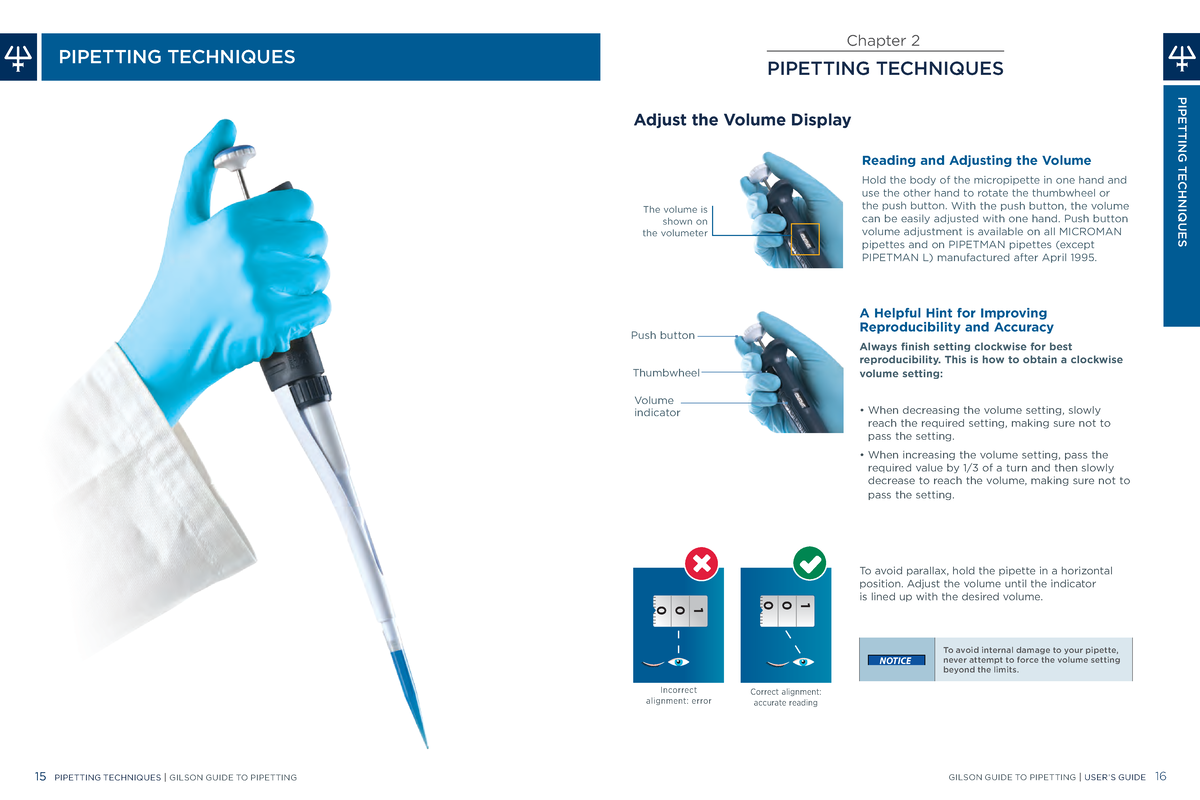 Pipetting Techniques - 0 0 1 0 0 1 P IPETTING TECHNI qu ES A Helpful ...