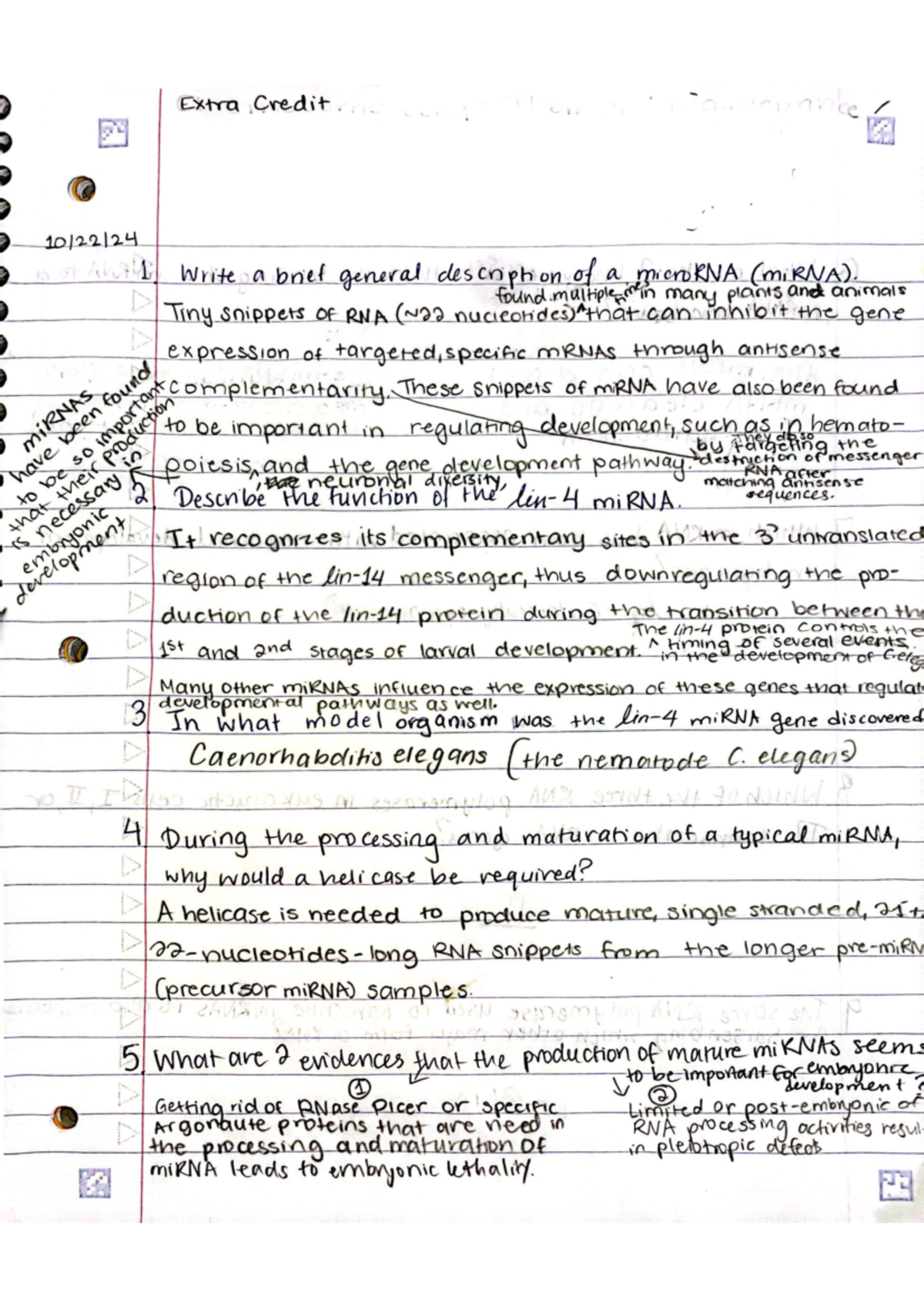 Extra Credit Assignment - Extra Credit Write a brief general descripti ...