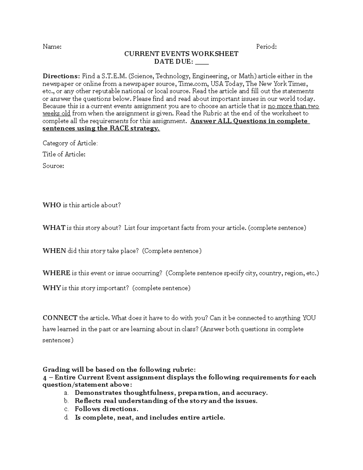 [Template] Copy of current events worksheet - valles-1 - Name: Period ...