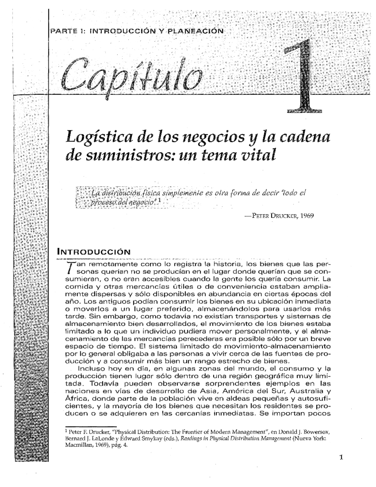 Lectura 2 - Logística de los negocios y la cadena de suministro. Ballou ...