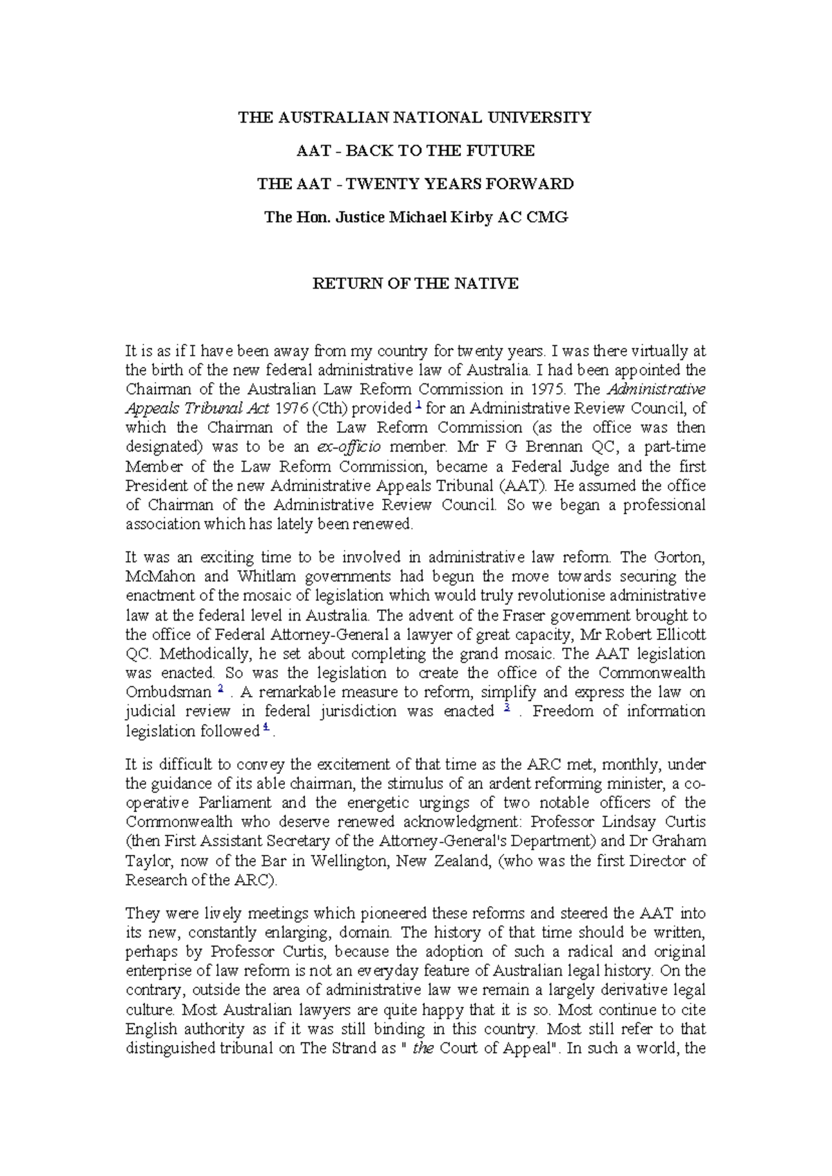 1357-The AAT, Twenty Years Forward - Back to the Future (ANU) - THE ...