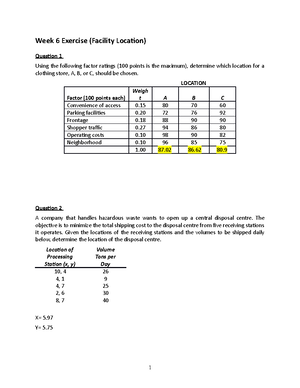 Sample MCQ Facility Location and Layout - MULTIPLE CHOICE QUESTIONS ...