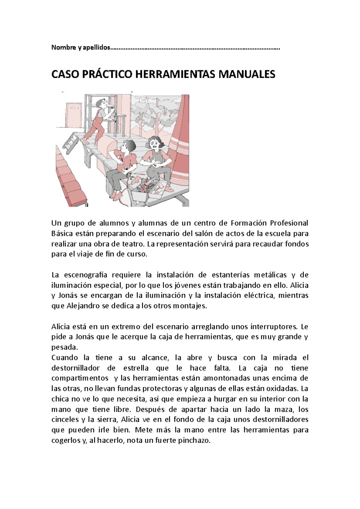 CASO Práctico Herramientas Manuales - Nombre y - Studocu