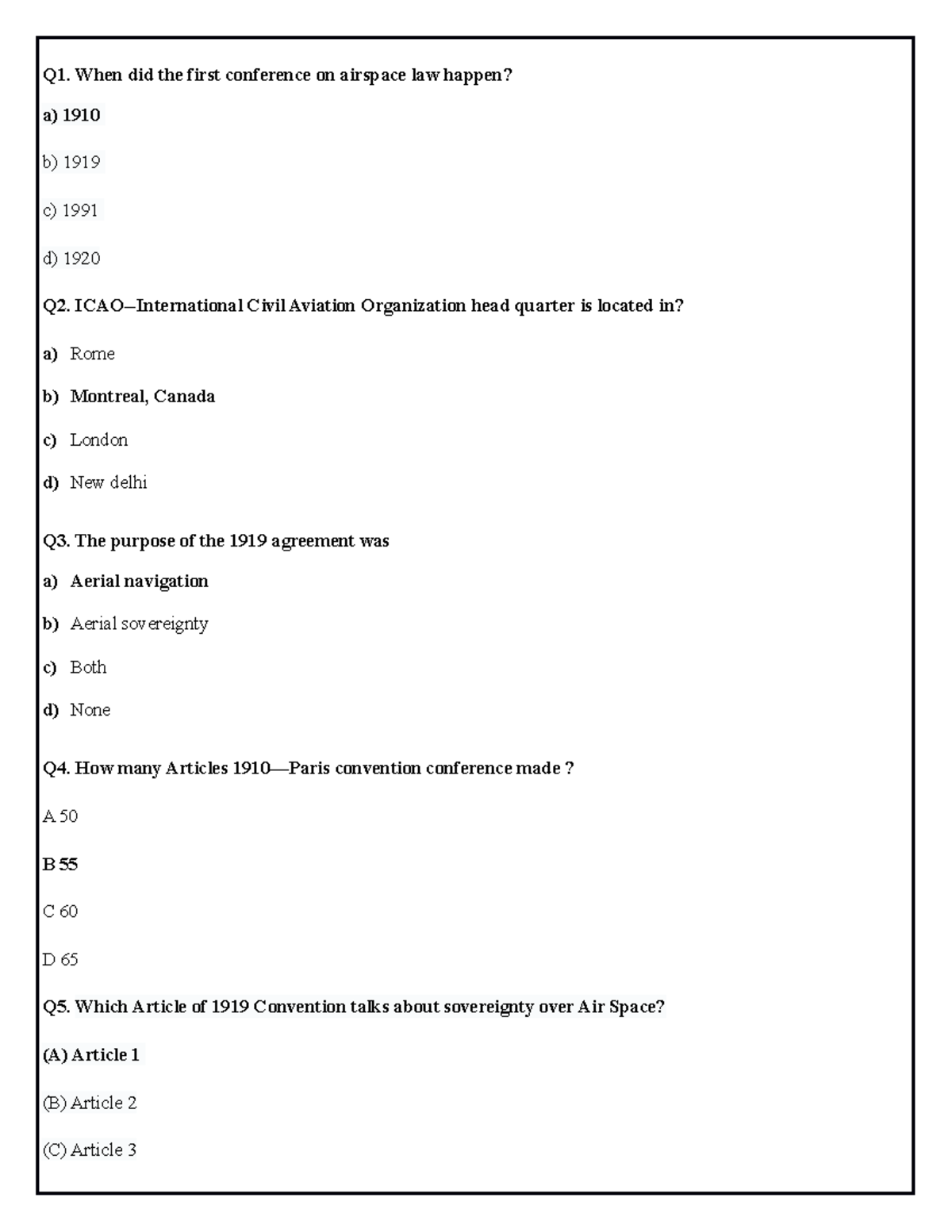LAW 459 AIR Space LAW Just Mcqs Practiced In The Class May Or May law-459-air-space-law-just-mcqs-practiced-in-the-class-may-or-may