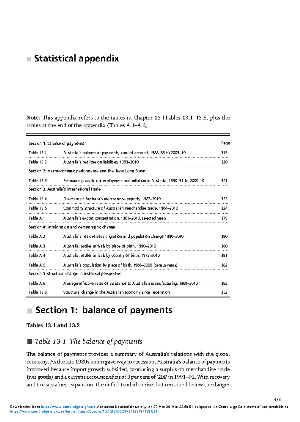 12 - Textbook out of print and rare in library - &Statistical appendix ...