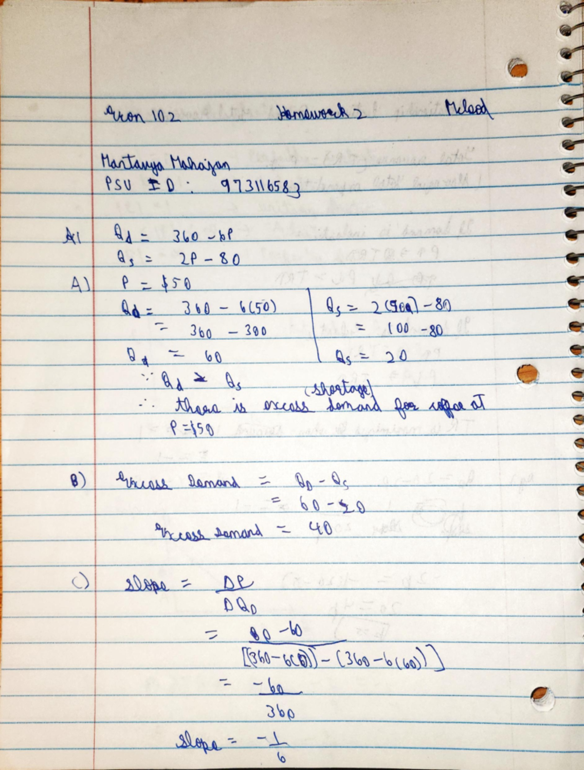 HW2 - HW2 - ECON 102 - Studocu