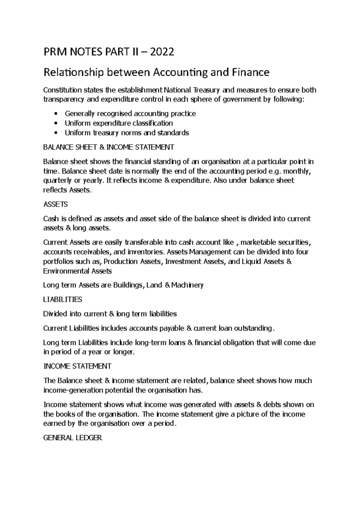 PRM Notes PART II - Third edition - PRM NOTES PART II – 2022 ...