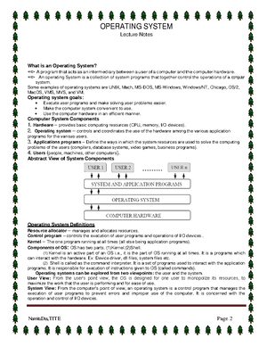 OS Course objectives and outcomes - 19ECS204: OPERATING SYSTEMS Course ...