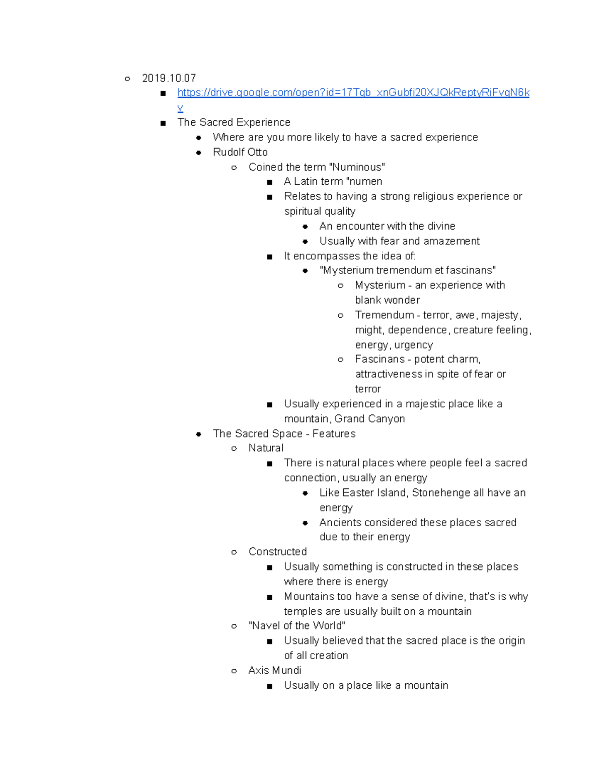 Religion Study Guide Exam Module 2 - 2019. drive.google/open?id=17Tgb ...