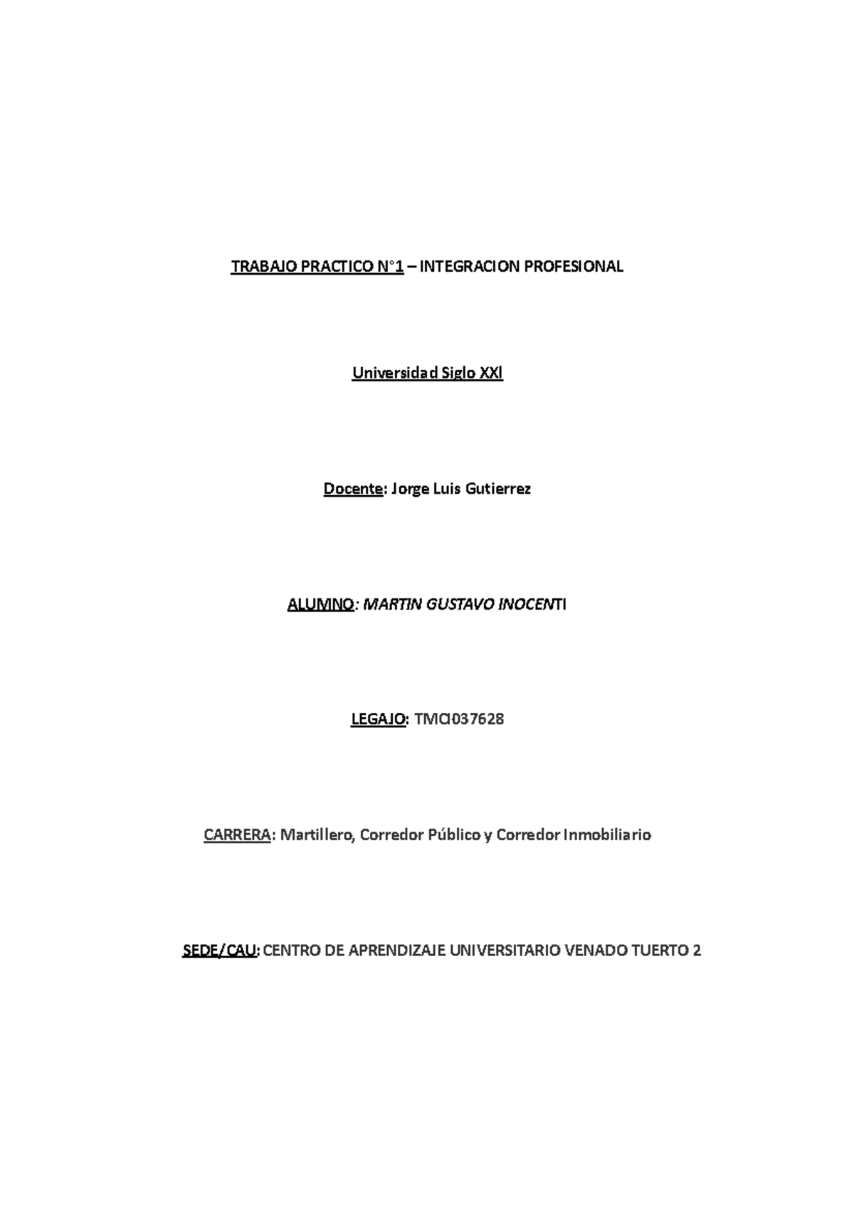 Seminario Practica Profesional Tp 1 Inocenti Martin Trabajo Practico
