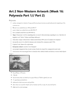 ART 2 Art History Of The Non-Western 2 - Art History of the Fon ...