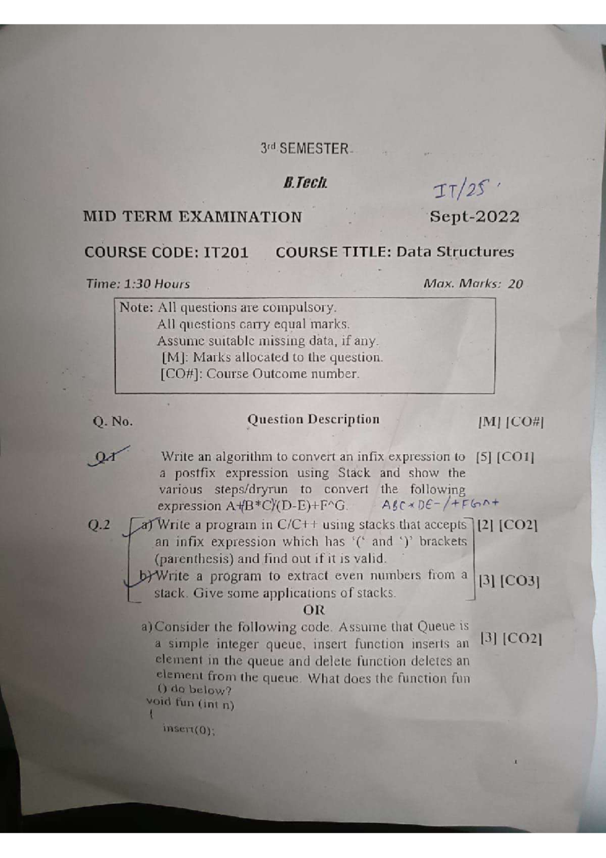 988bd602bf811eee9f339c5160224317764 e03d9IT Midsem 2022 - Data Structures 2 - Studocu