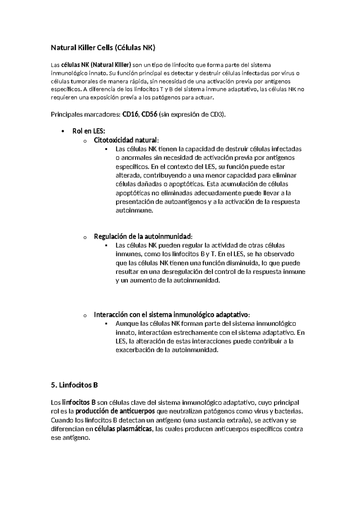 Natural Killer Cells - trabajo - Natural Killer Cells (Células NK) Las células NK (Natural ...