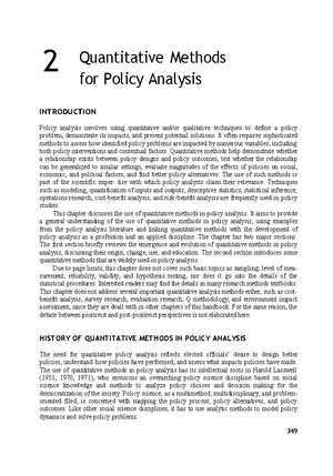 Technology Assessment as Policy Analysis - Technology Assessment as ...