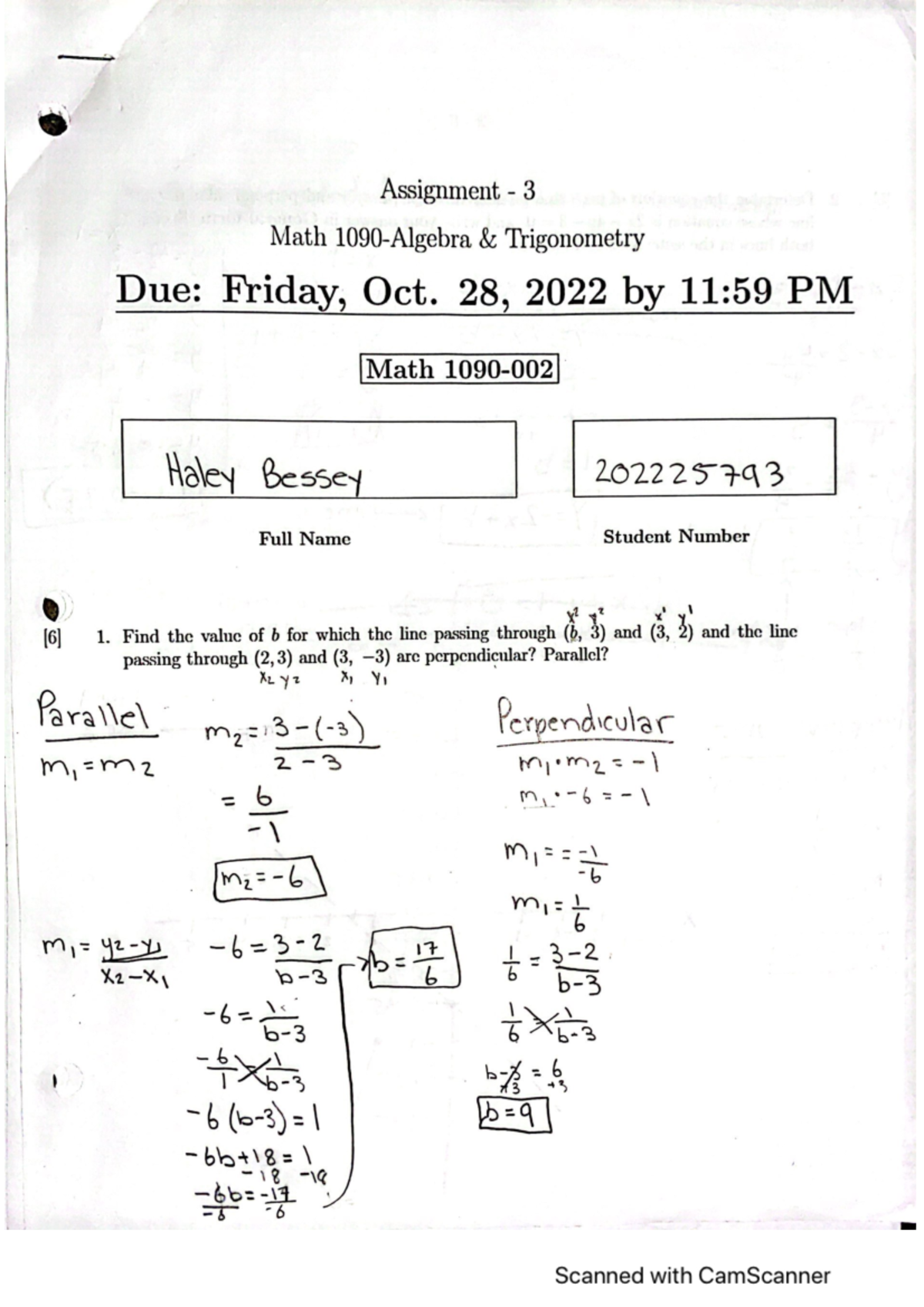 Cam Scanner 10-28-2022 22 - Math 1090 - Studocu