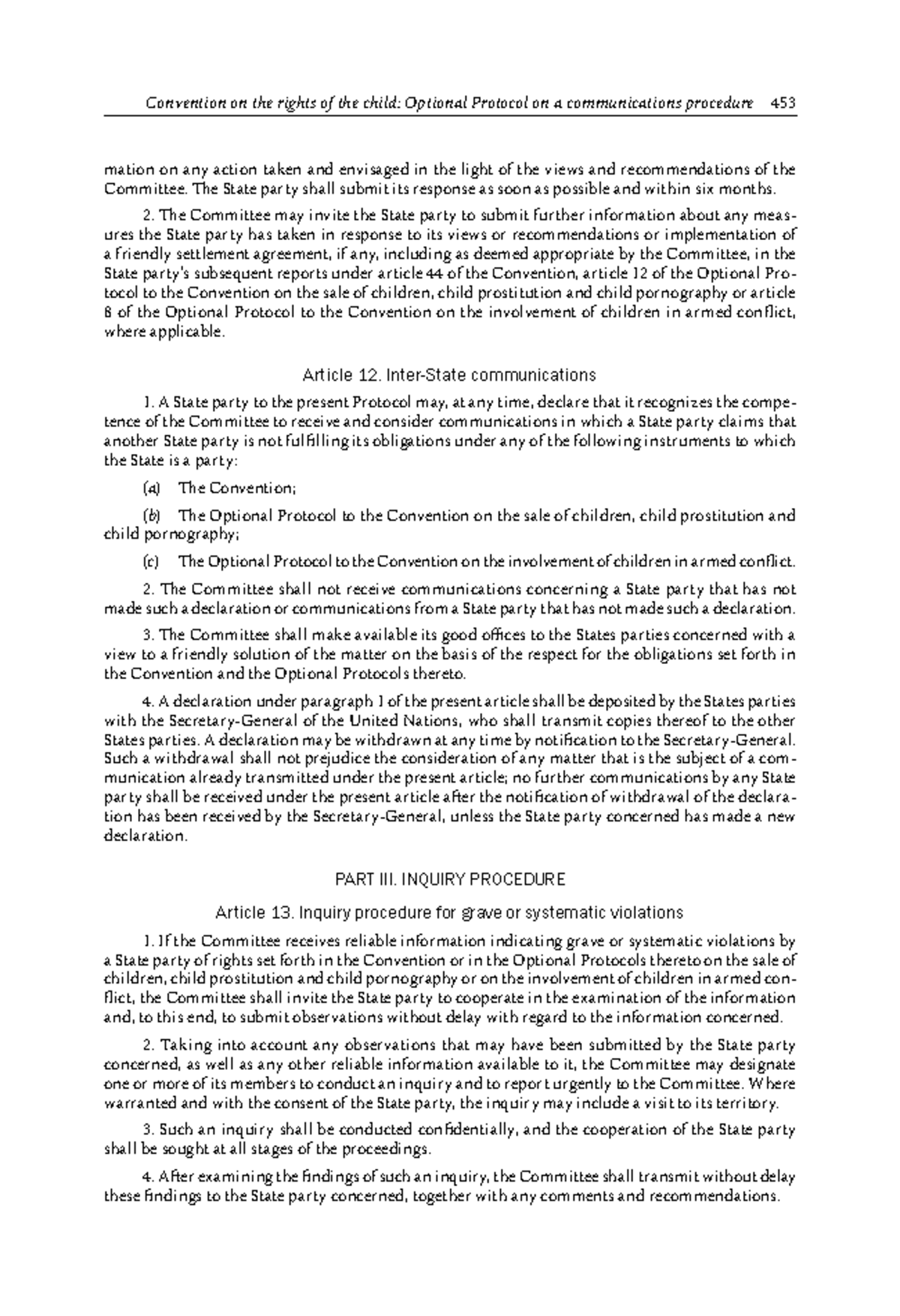 Book 1-157 - n/a - Convention on the rights of the child: Optional ...