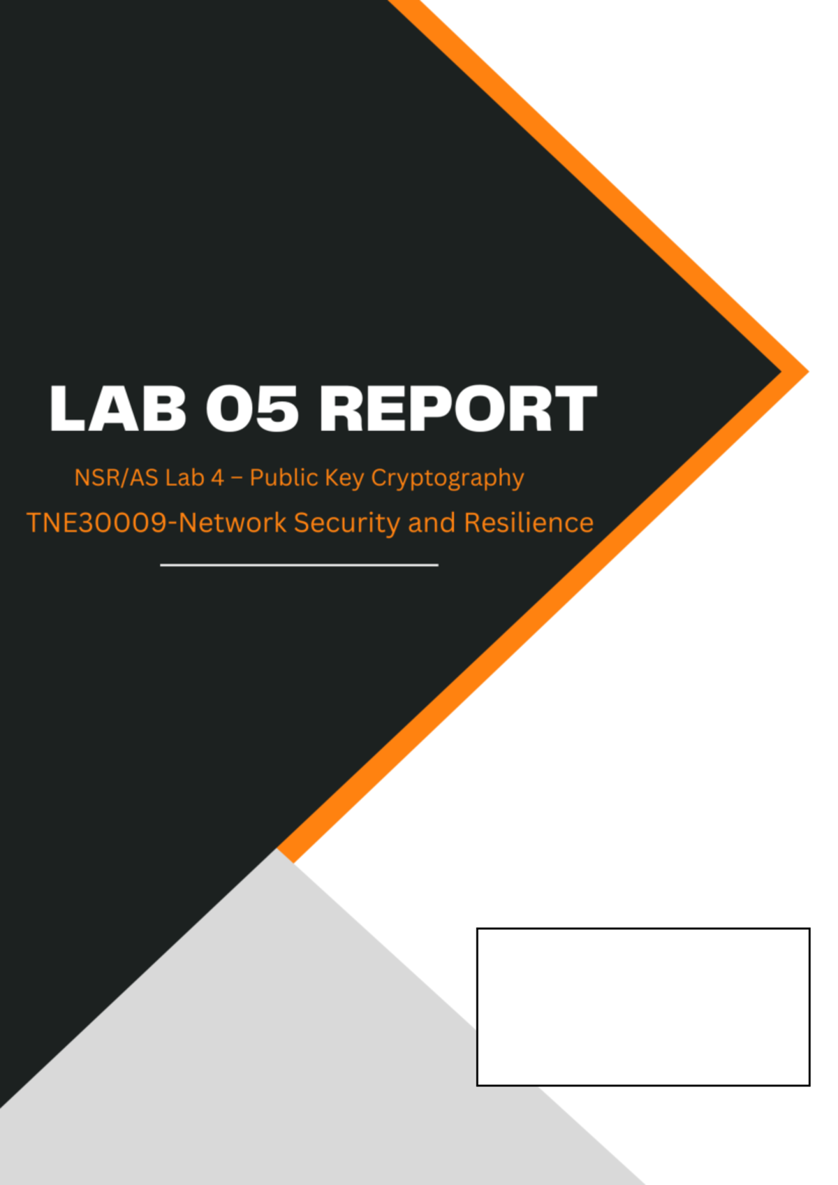 Lab 05 Report - Abstract Public key cryptography is very popular among users who are dealing ...