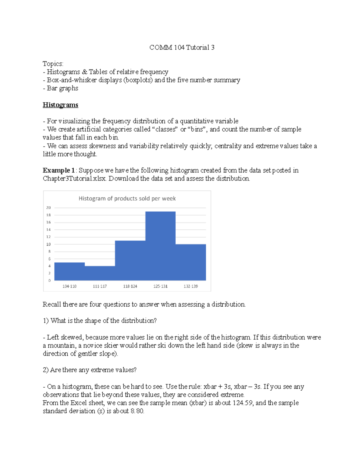 COMM104 Tutorial 3 Answers-1 - Comm 104.3 - U of S - Studocu