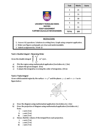 Chapter 9 math - Calculus III For Engineers - Studocu