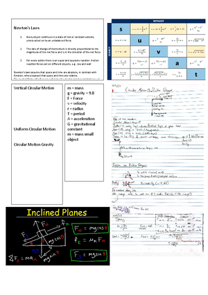 Chapter 10 Cheat sheet page 1 - Absorption spectra – The spectrum of ...