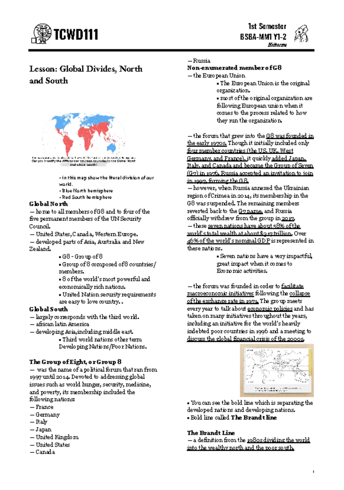 [TCWD 111] 020 Midterms Lesson - TCWD BSBA-MM1 Y1- Midterms Lesson ...