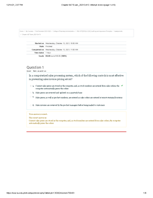 Chapter 2 Auditing Principles Note - SU - Studocu