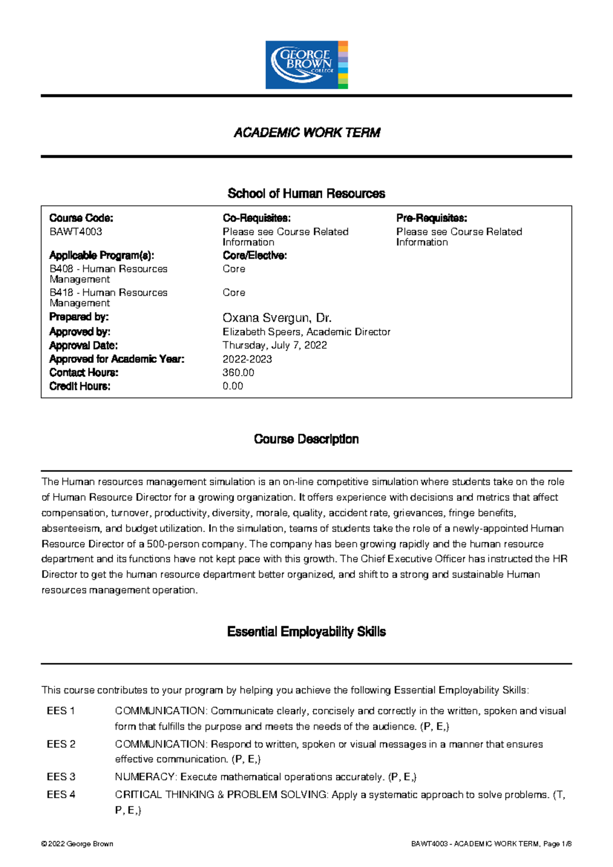 2022-2023 bawt4003 - kkkkkskss - The Human resources management ...