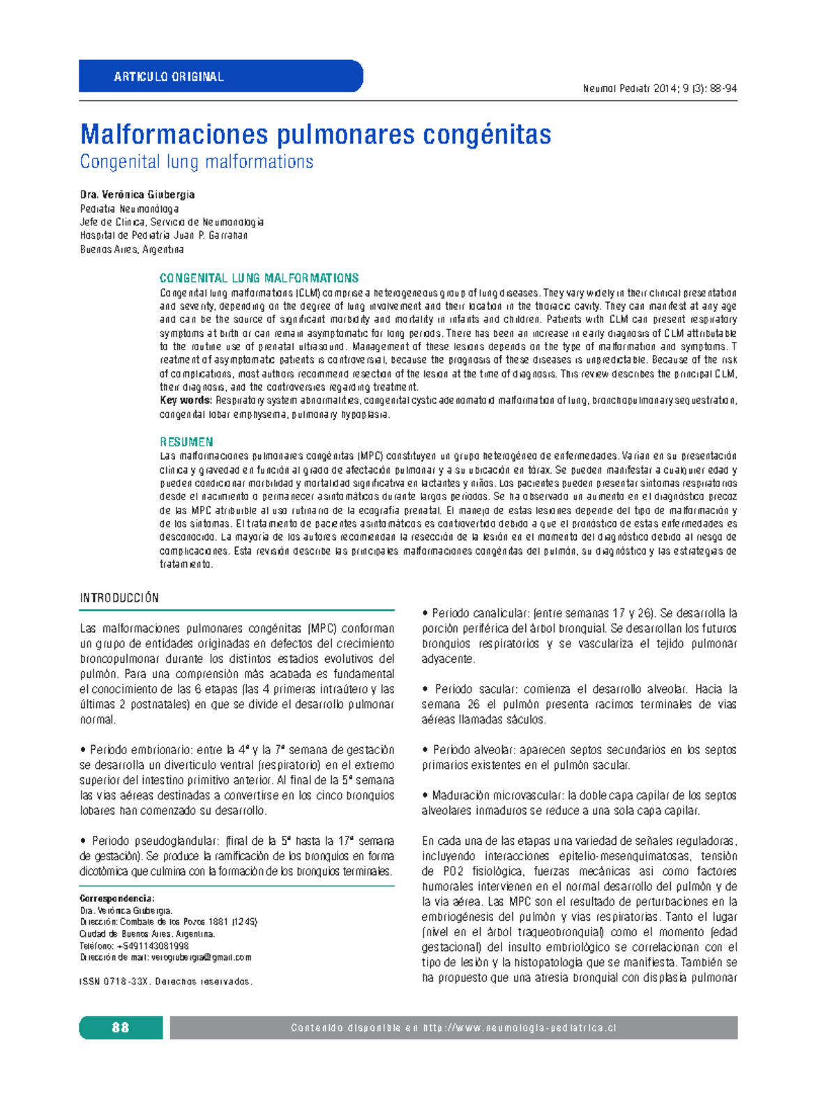 4 - Ujjjjj - Malformaciones pulmonares congénitas Congenital lung ...