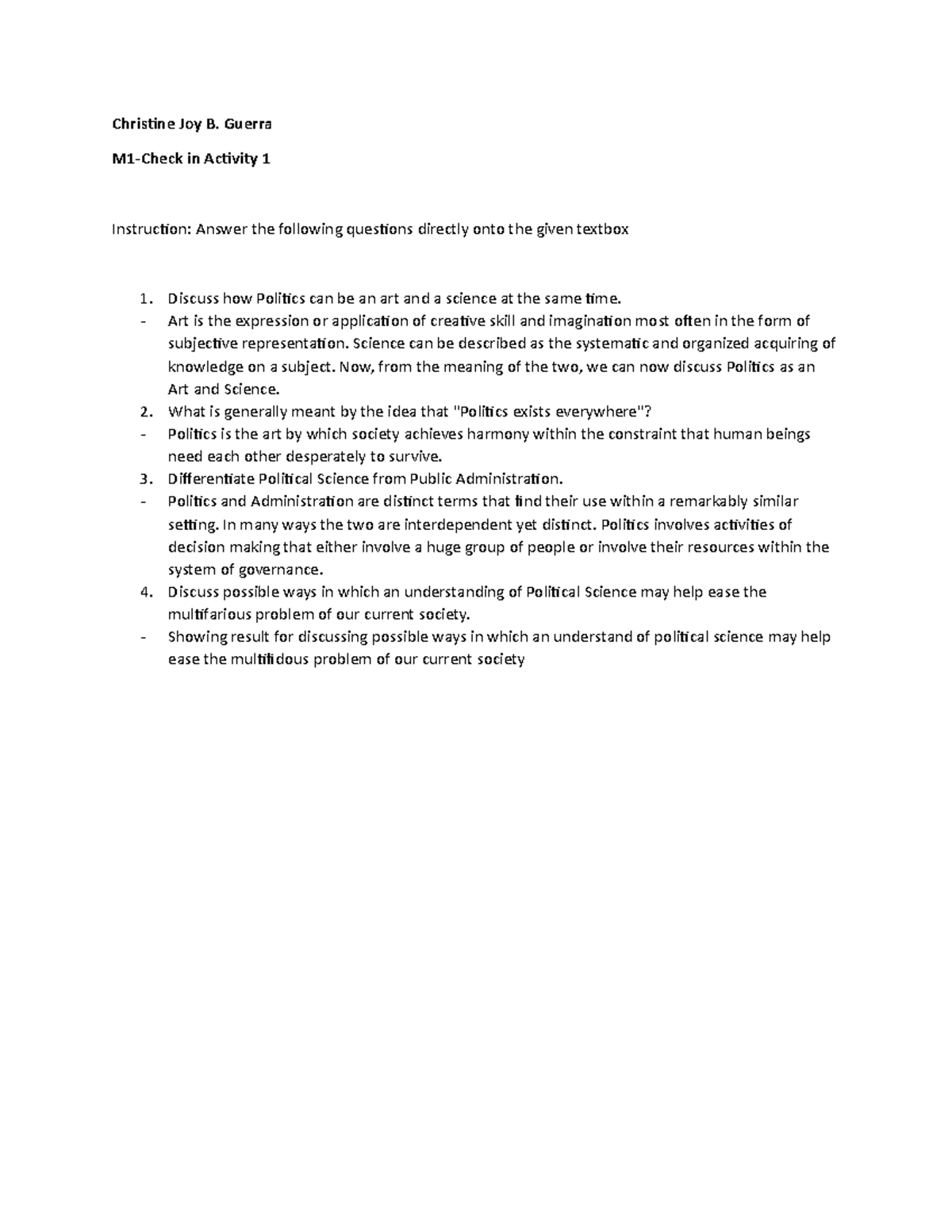 Guerra-M1-Check-In-Activity 1 - Christine Joy B. Guerra M1-Check in ...