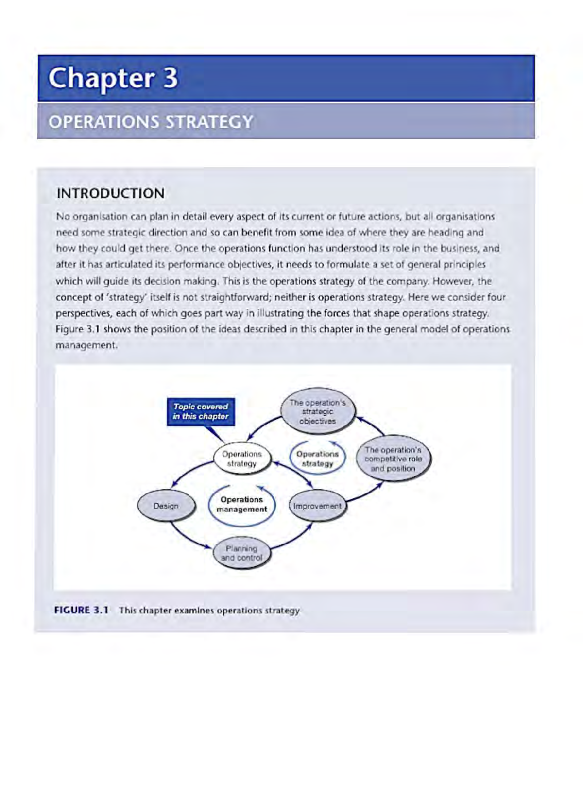 Operations Management planning and controlChapter 3 - BMNG7312 - Vega ...