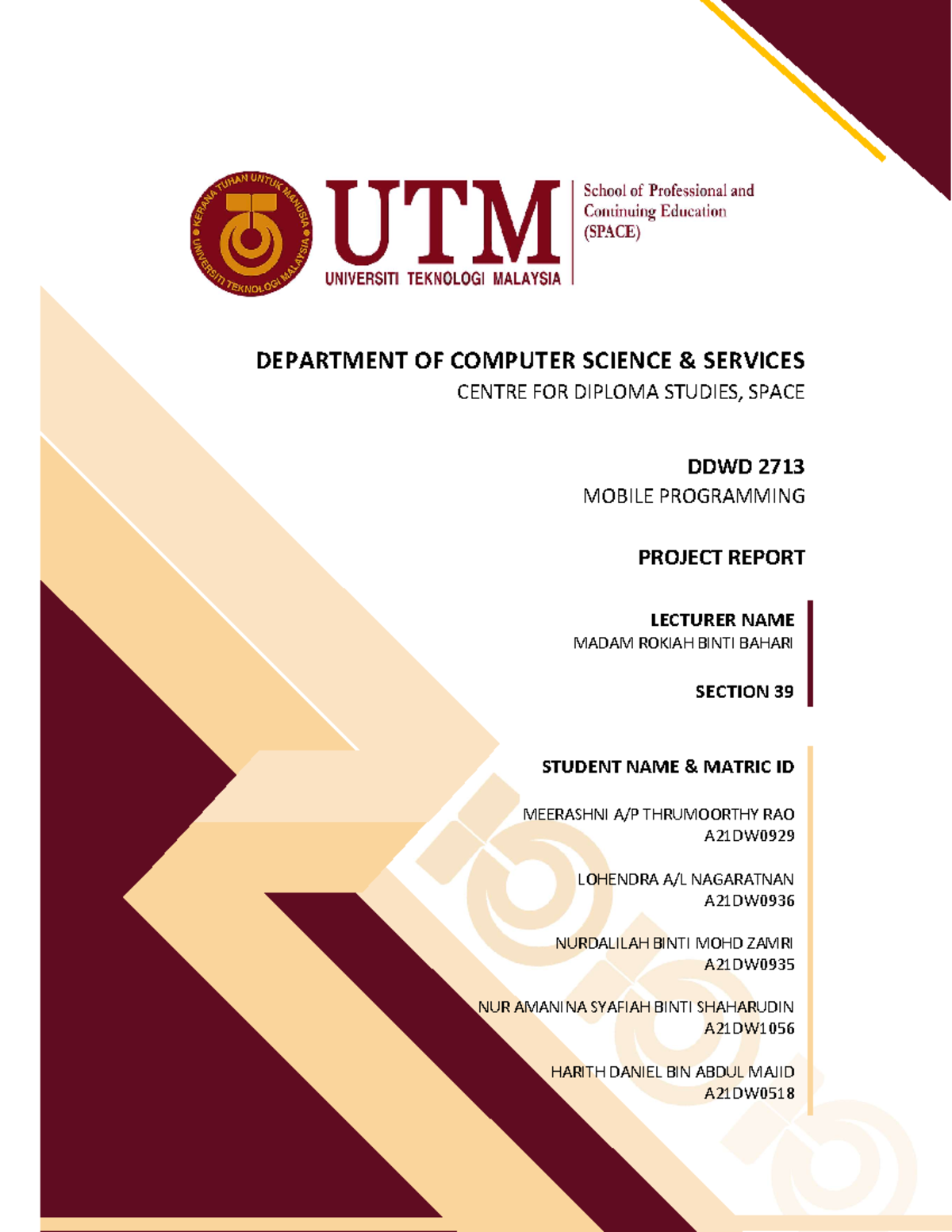 Project MP - Simulation apps - DEPARTMENT OF COMPUTER SCIENCE ...