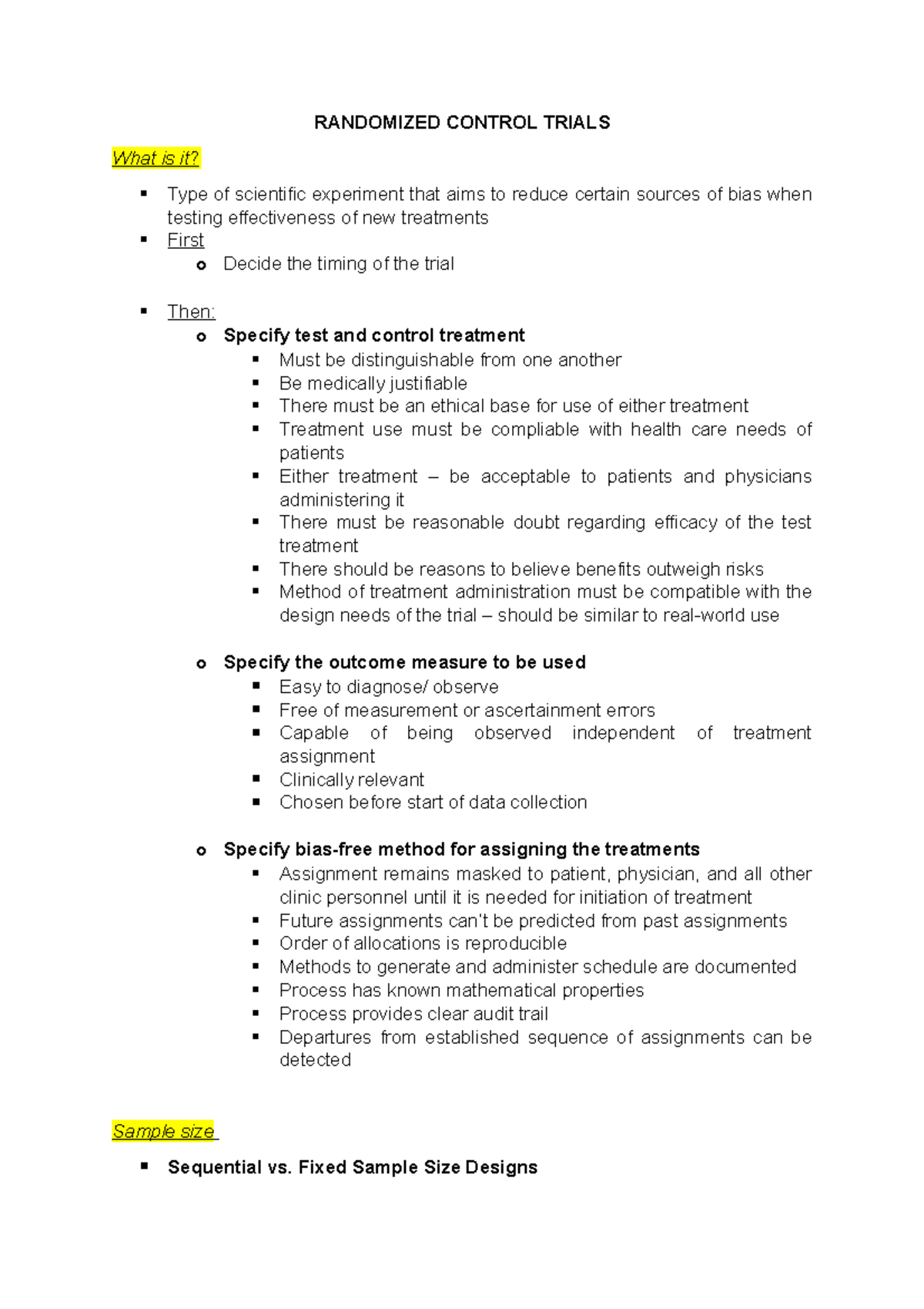 PH - Randomized Control Trials - RANDOMIZED CONTROL TRIALS What is it ...