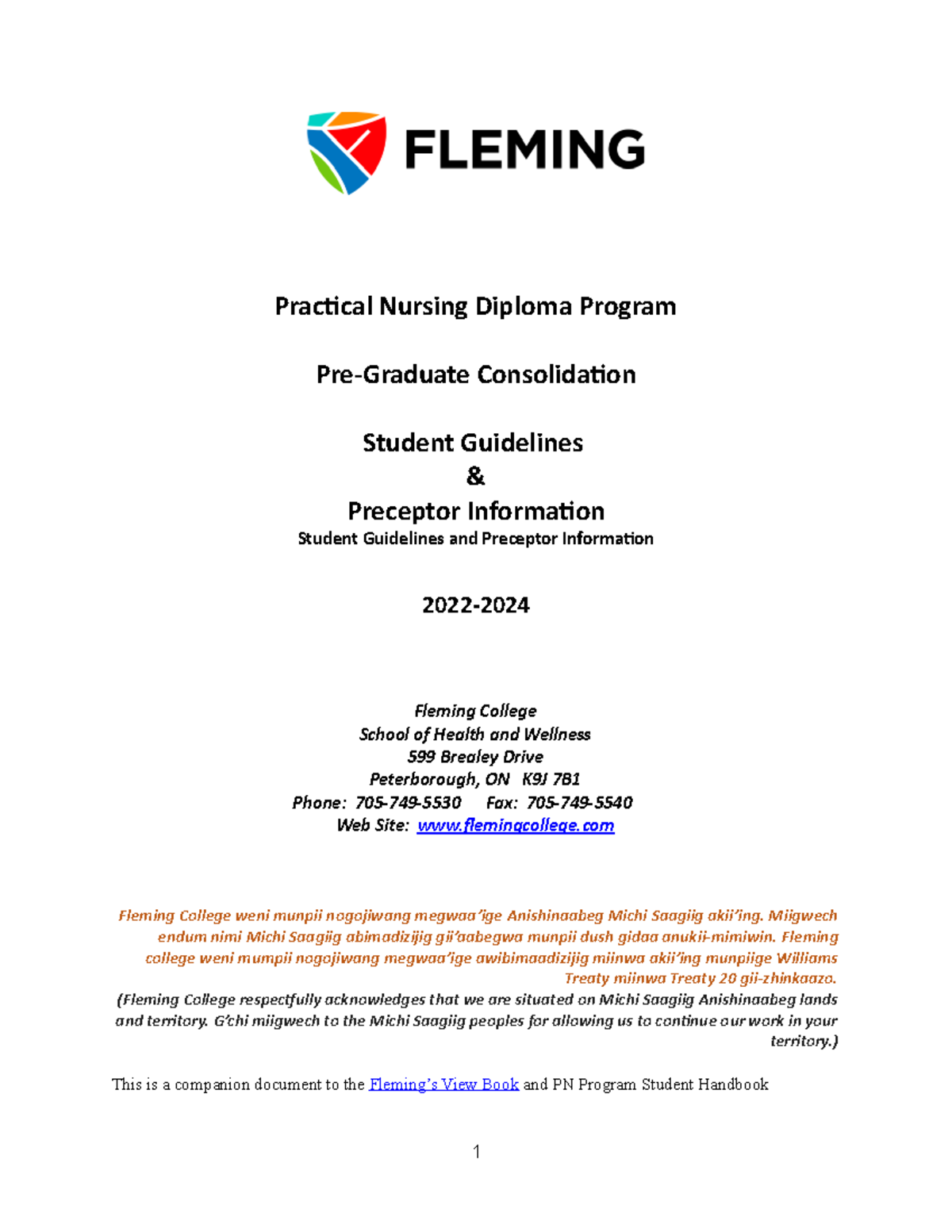 PN Consolidation Manual 2022-2024 - Practical Nursing Diploma Program ...