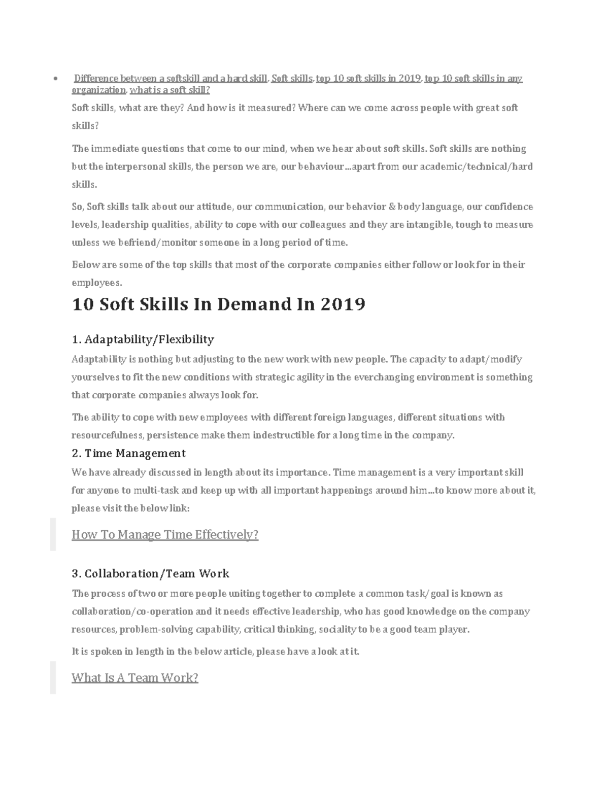 Soft Skills- Importance - • Difference between a softskill and a hard skill, Soft skills, top 10 ...