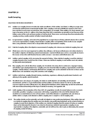 Audit notes - September 7, 2023 Chapter 4 The Essentials of Reports on ...