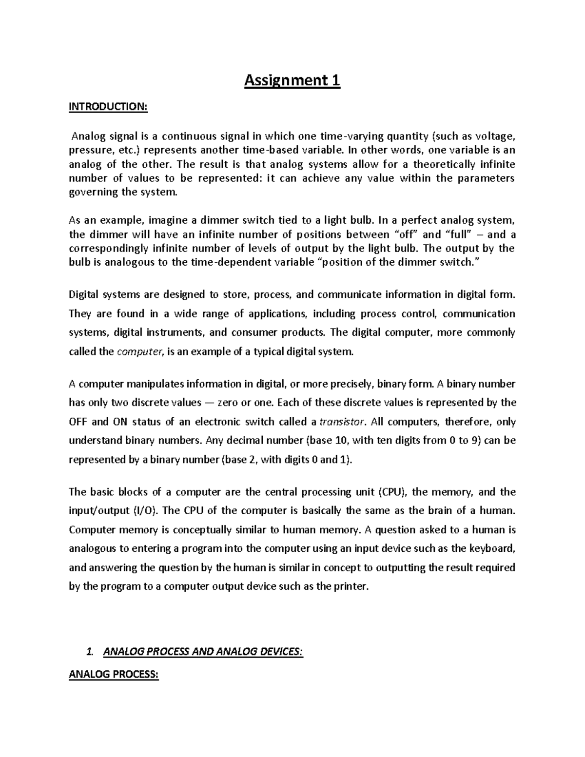 Assign 1 2A solution 01022021 121421 pm - Assignment 1 INTRODUCTION ...