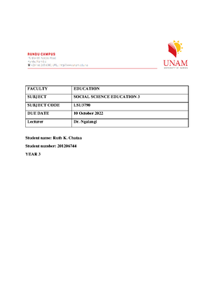 Js History specimen grade 9 - SECTION A • Answer all questions ...
