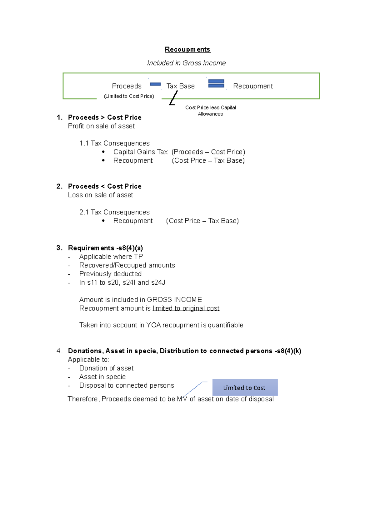 4. Recoupments - Tax 399 summary - Recoupments Included in Gross Income ...